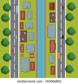 Railway Station Top View Trains Vector Stock Vector (Royalty Free ...