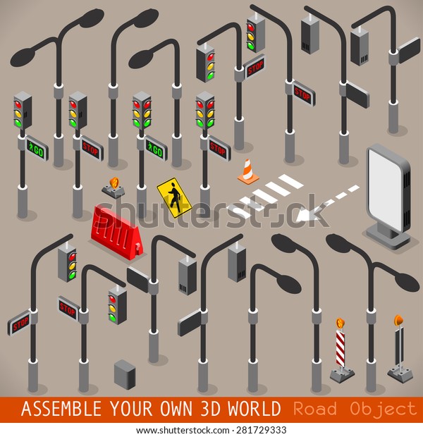 「Urban Traffic Management 3D Vector Traffic」のベクター画像素材（ロイヤリティフリー） 281729333