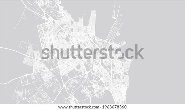 Urban Vector City Map Dammam Saudi Stock Vector (Royalty Free ...