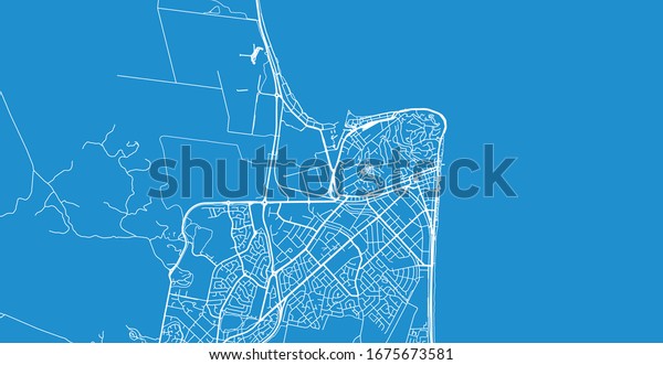 Urban Vector City Map Napier New Stock Vector (Royalty Free) 1675673581 ...