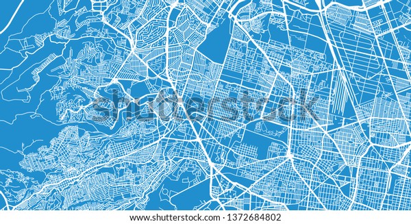 Urban Vector City Map Naucalpan Mexico Stock Vector (Royalty Free ...
