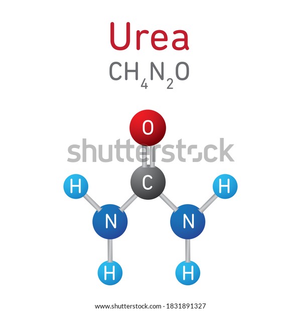 Urea, carbamide molecule is an organic compound with chemical formula ...