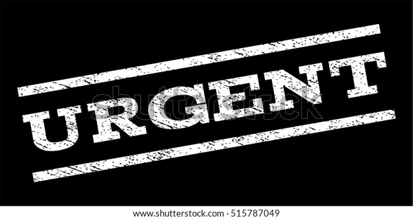 Urgent Watermark Stamp Text Caption Between Stock Vector (Royalty Free ...