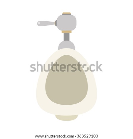 Urinal Flush Cartoon Vector Stock Vector (Royalty Free) 363529100 ...