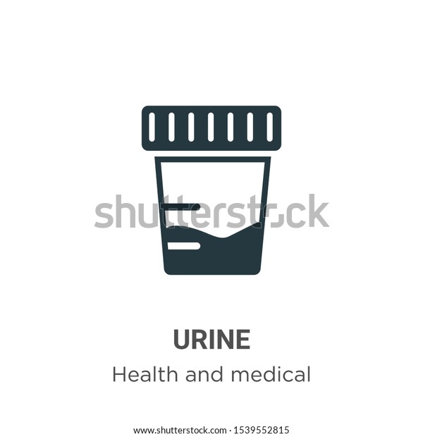 Urine vector icon on white background. Flat vector urine icon symbol ...