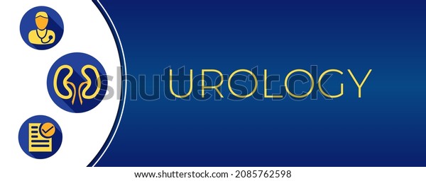 Urology Banner Illustration Background Design Stock Vector (Royalty ...