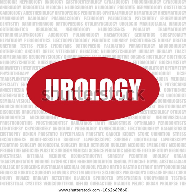 Urology Word Cloud Vector Health Concept Stock Vector (Royalty Free ...