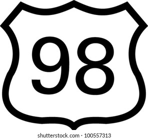 34 Highway 98 sign Images, Stock Photos & Vectors | Shutterstock