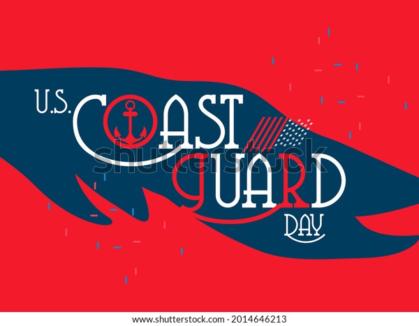 Us Coast Guard Day Us Coast Stock Vector (Royalty Free) 2014646213 ...