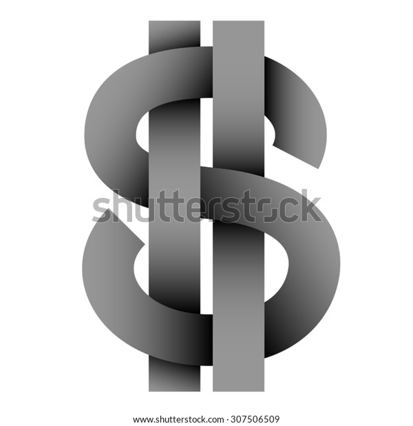 Us Dollar Sign No 3 Design Stock Vector (Royalty Free) 307506509 ...