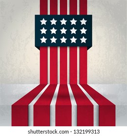 Usa Abstract Flag Stock Vector (Royalty Free) 132199313 | Shutterstock
