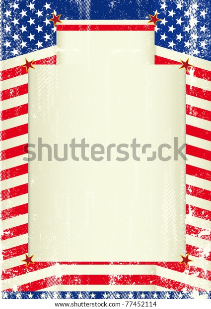 Usa Background Patriotic Background Frame Your: เวกเตอร์สต็อก (ปลอดค่า ...
