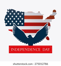 Usa Design Over White Background Vector Stock Vector (Royalty Free ...