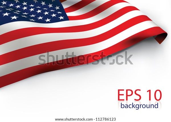 Usa Flag Old Glory Flag Vector 스톡 벡터(로열티 프리) 112786123 | Shutterstock