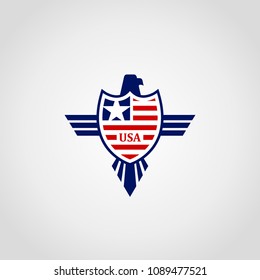 Usa Logo Concept Stock Vector (Royalty Free) 1089477512 | Shutterstock
