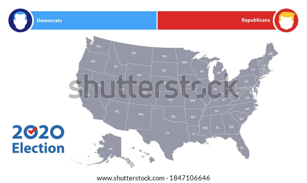 Usa States Map Infographic Usa Map Stock Vector (Royalty Free ...