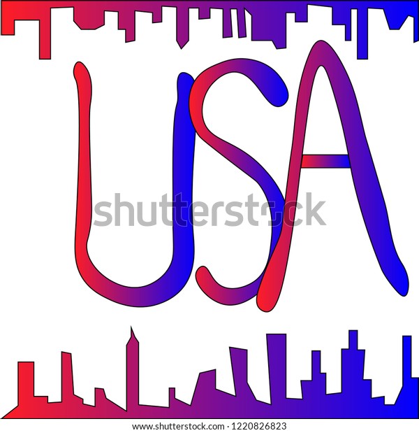 Usa Vector Symbol Stock Vector (Royalty Free) 1220826823 | Shutterstock