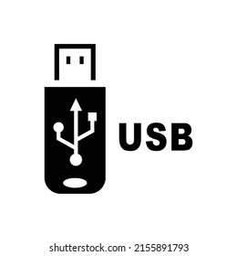 Usb Icon Design Template Pen Drive Stock Vector (Royalty Free ...