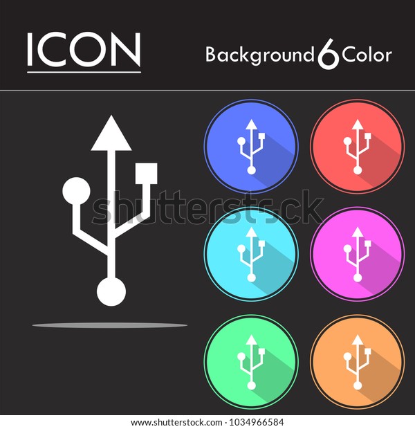Usb Icon Vector Usb Symbols Vector Stock Vector (Royalty Free ...