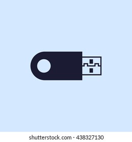 Usb Pen Drive Icon Stock Vector (Royalty Free) 438327130 | Shutterstock