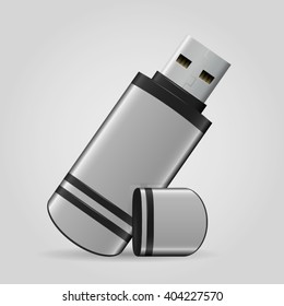 Usb Stick Vector Illustration Stock Vector (Royalty Free) 404227570 ...