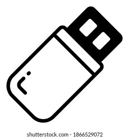 Usb Flash Drive Line Art Vector: เวกเตอร์สต็อก (ปลอดค่าลิขสิทธิ์ ...