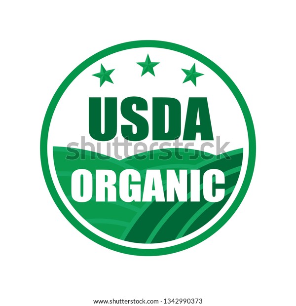 Usda Organic Shield Sign Stock Vector (Royalty Free) 1342990373 ...