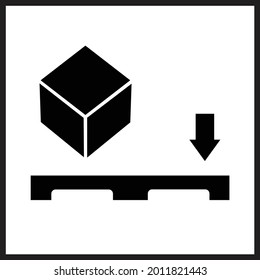 Use Pallet Packaging Symbol Shipping Stock Vector (Royalty Free ...