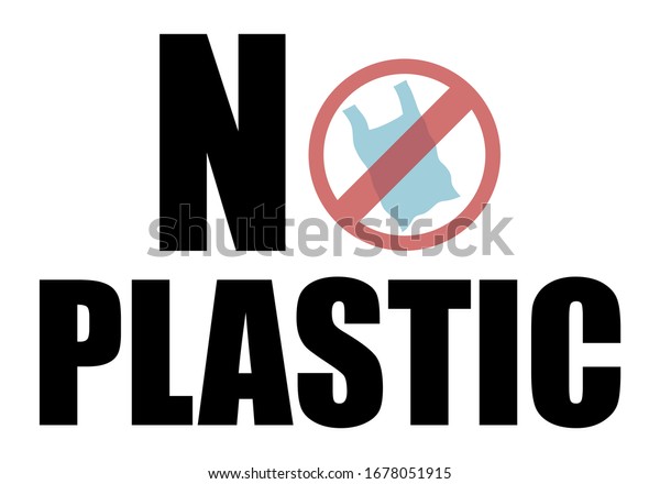 Use Plastic Bags Prohibited Stock Vector (Royalty Free) 1678051915 ...