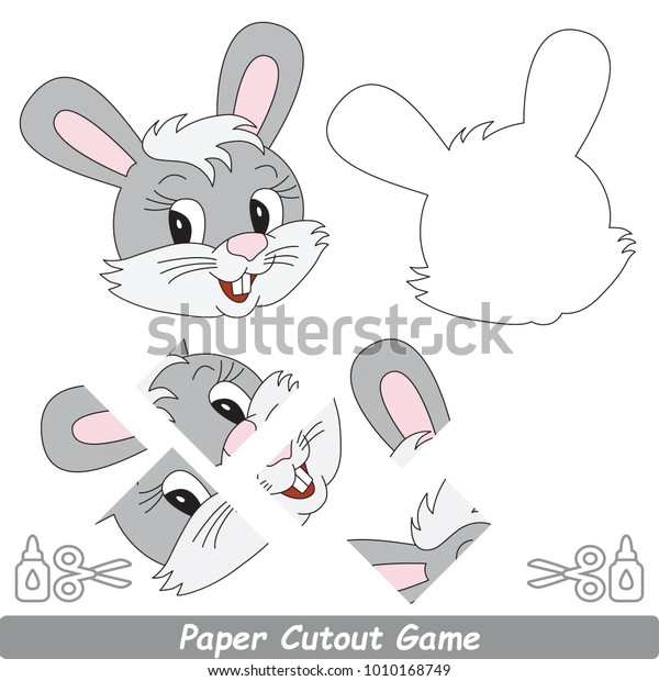 Use Scissors Glue Restore Picture Inside Stock Vector (Royalty Free ...