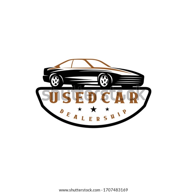 Used Car Logo Vector Design Awesome Stock Vector (Royalty Free ...