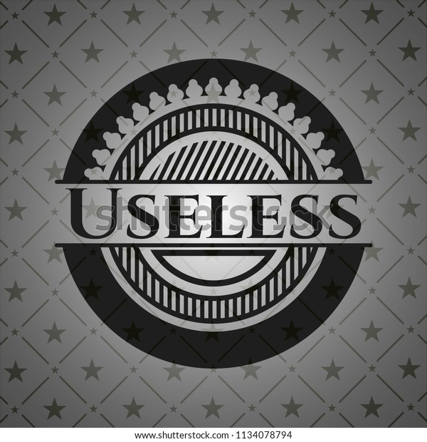 Useless Black Badge Stock Vector (Royalty Free) 1134078794 | Shutterstock