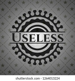 Useless Dark Icon Emblem Stock Vector (Royalty Free) 1264013224 ...