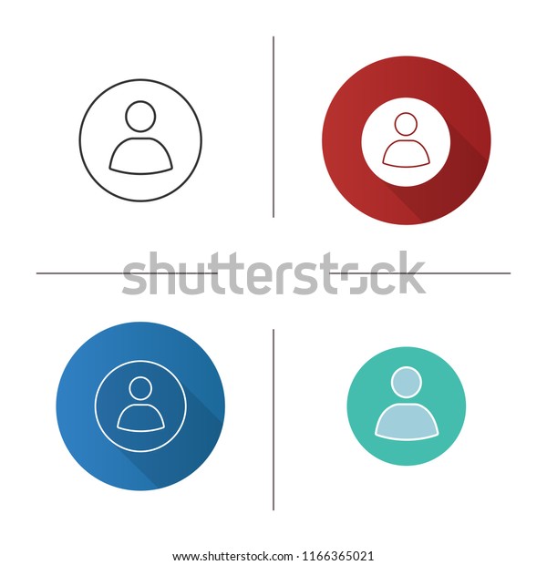 User Account Circle Icon User Profile Stock Vector (Royalty Free ...