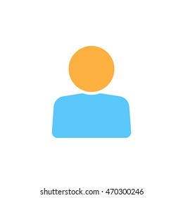 User Account Icon Vector Person Solid Stock Vector (Royalty Free ...
