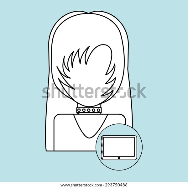 User Avatar Design Vector Illustration Eps10 Stock Vector (Royalty Free ...