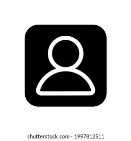 User Avatar Icon Square Style Stock Vector (Royalty Free) 1997812511 ...