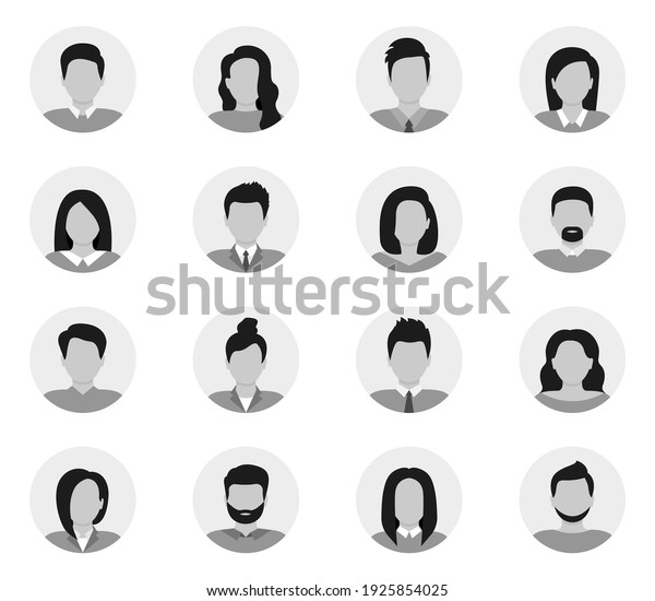 User Avatars People Avatar Profile Icons Stock Vector (Royalty Free ...