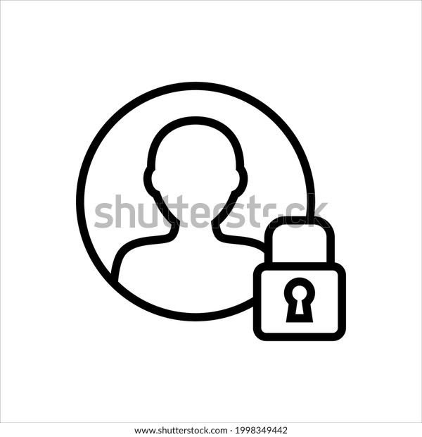 User Block Vector Icon Symbol Design Stock Vector (Royalty Free ...