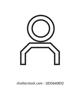 User Clip Art Icon Design Vector Stock Vector (Royalty Free) 1833660832 ...