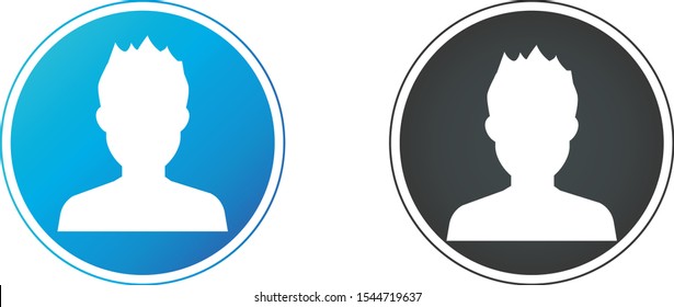 388 Icon of an inactive person Images, Stock Photos & Vectors ...