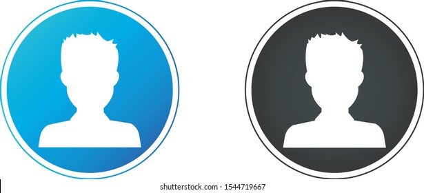 388 Icon of an inactive person Images, Stock Photos & Vectors ...