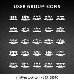 User Group Icons Stock Vector (Royalty Free) 653468590 | Shutterstock