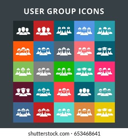 User Group Icons Stock Vector (Royalty Free) 653468641 | Shutterstock