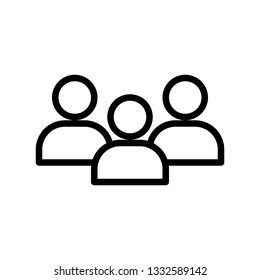 User Group Vector Digital Marketing Line Stock Vector (Royalty Free ...