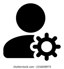User Icon Black Color Stock Vector (Royalty Free) 2156058973 | Shutterstock