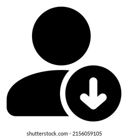 User Icon Black Color Stock Vector (Royalty Free) 2156059105 | Shutterstock