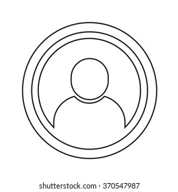 User Icon Illustration Design Stock Vector (Royalty Free) 370547987 ...