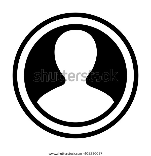 User Icon Person Profile Circle Avatar Stock Vector (Royalty Free ...