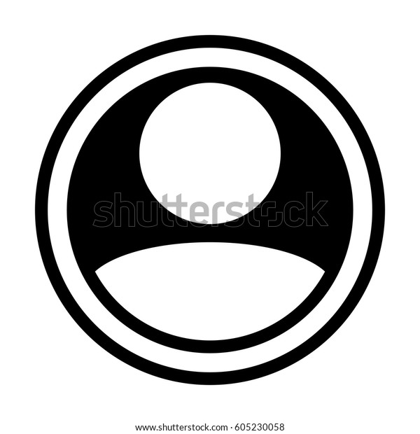 User Icon Person Profile Circle Avatar Stock Vector (Royalty Free ...